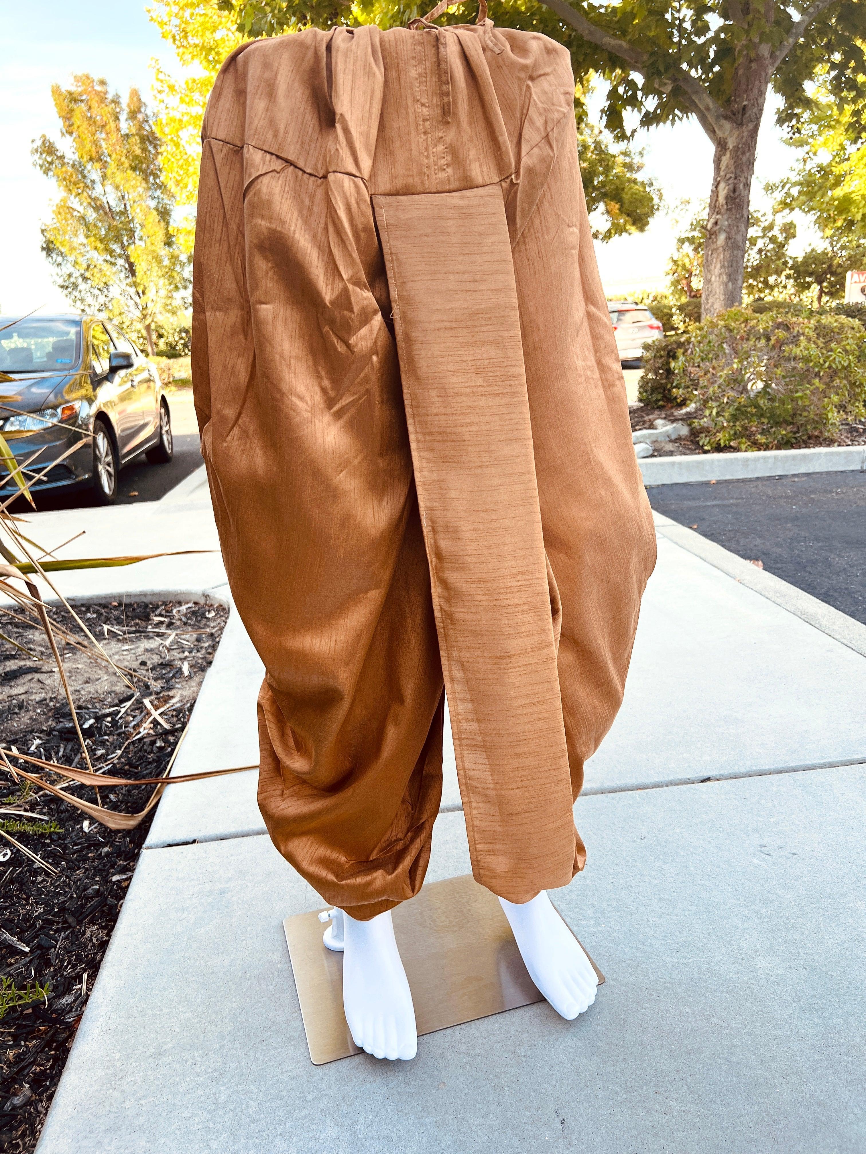 Gold Color Dhotis for Men | Dhoti for Kurtas | Raw Silk Dhotis | Gold ...